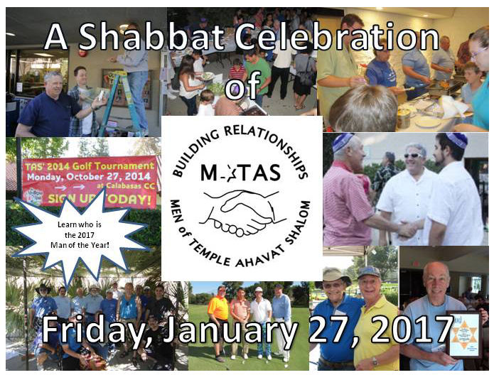 MoTAS Shabbat | Men of Temple Ahavat Shalom